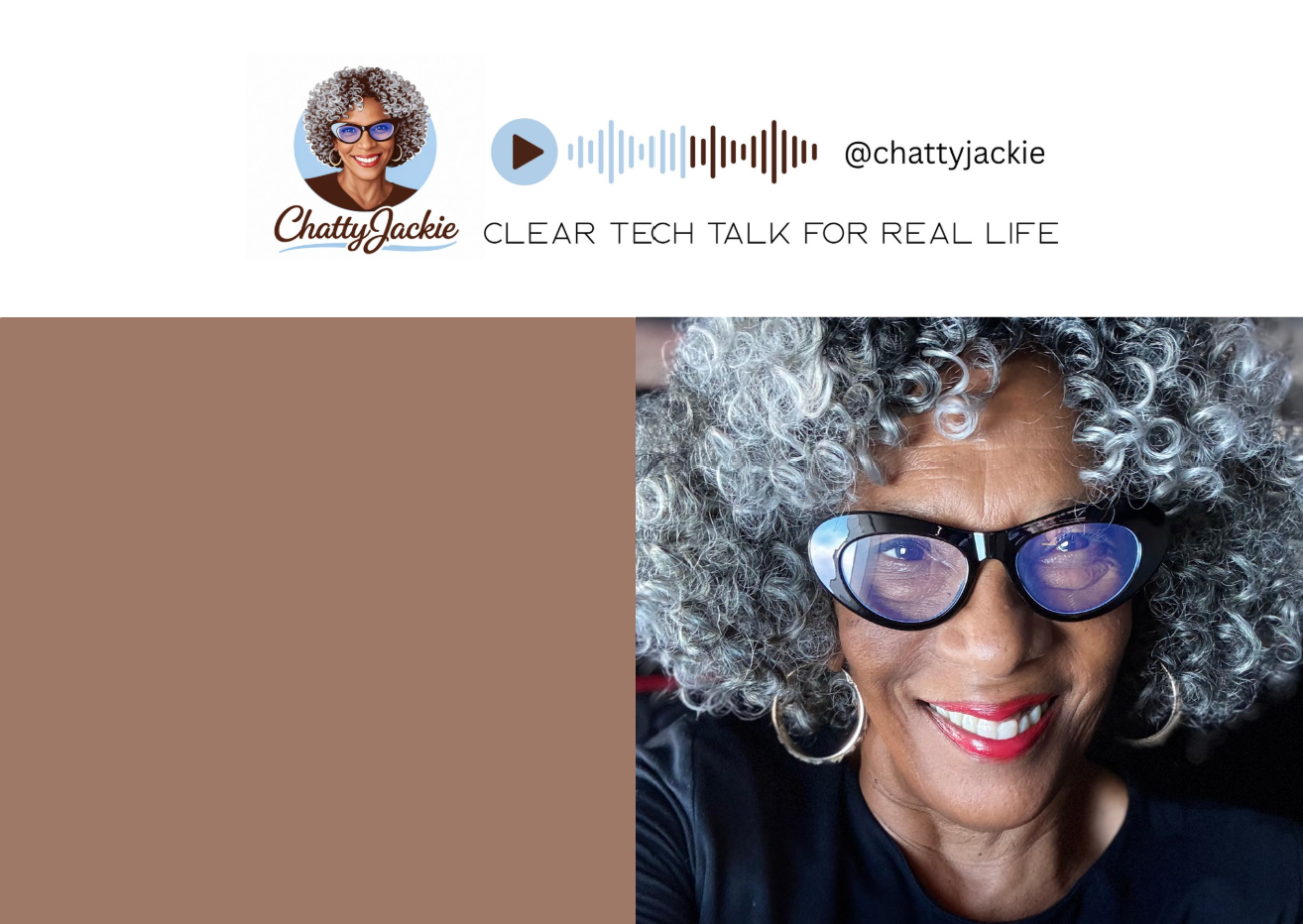 Meet Chatty Jackie! – ChattyJackie — Clear Tech Talk for Real Life